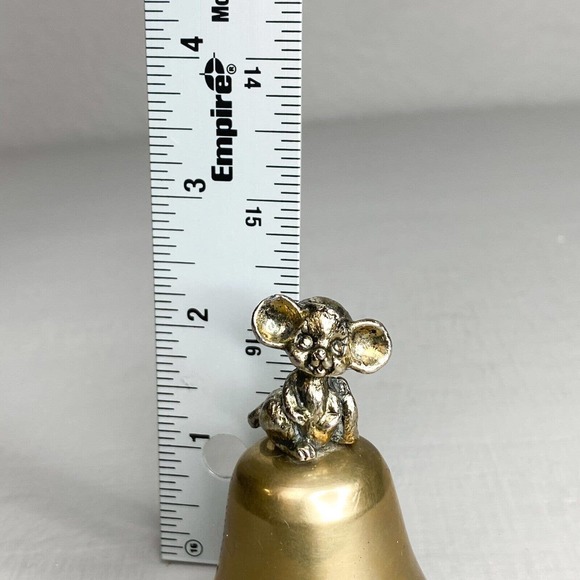 Enesco | Accents | Vintage Enesco Solid Brass Bell 25 Miniature With ...
